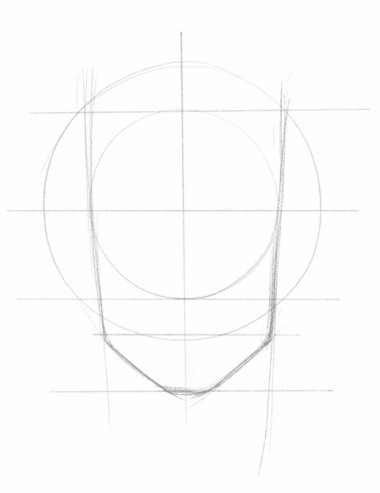 How to Draw a Head From the Front: Loomis Method