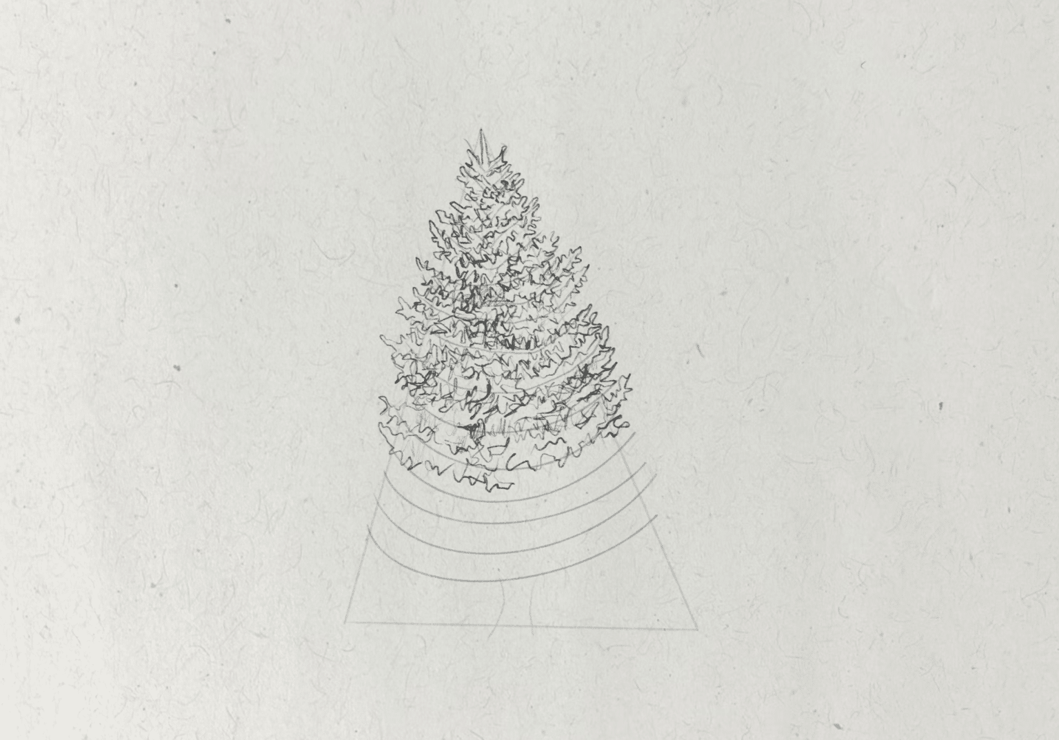 How to Draw a Fir Tree