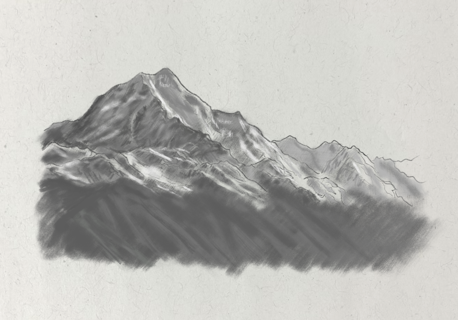 How to Draw a Mountain: Step-by-step Tutorial